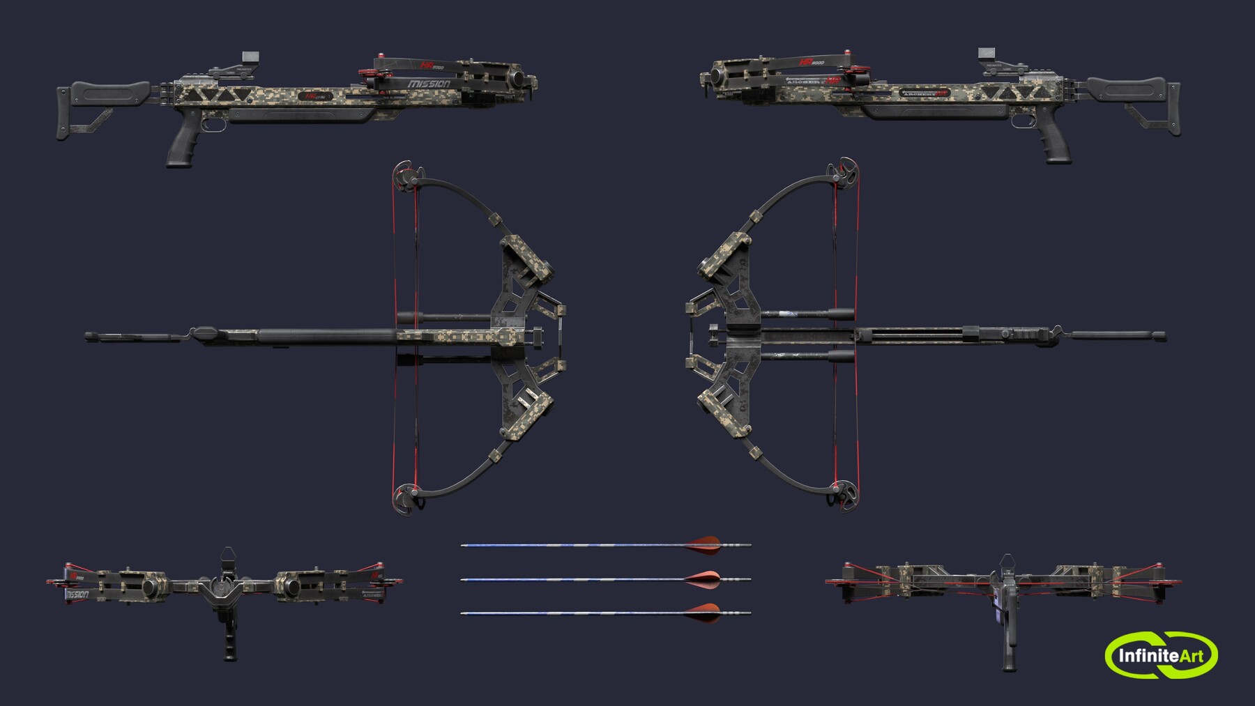 ArtStation - Crossbow | Game Assets