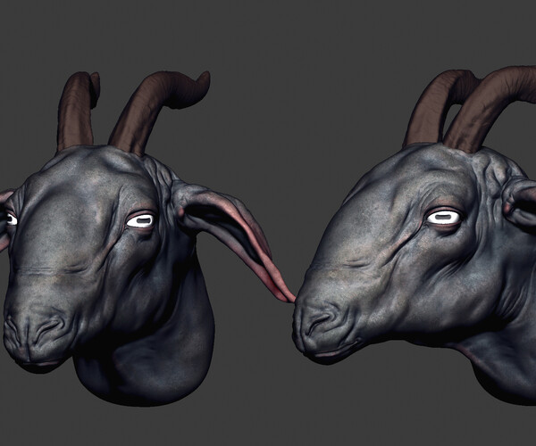ArtStation - Goat head | Resources