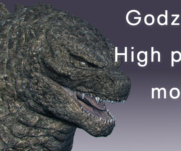 ArtStation - Godzilla High poly model | Game Assets