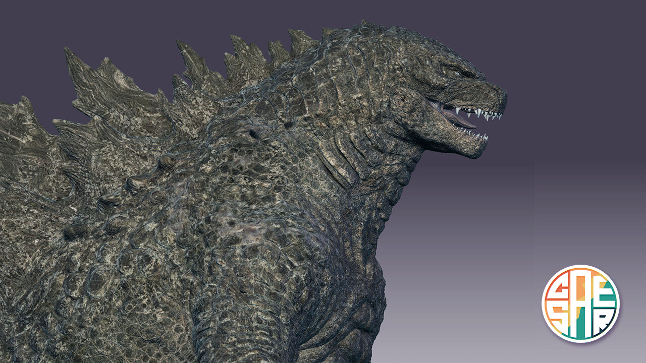 ArtStation - Godzilla High poly model | Game Assets