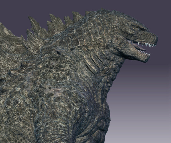 ArtStation - Godzilla High poly model | Game Assets