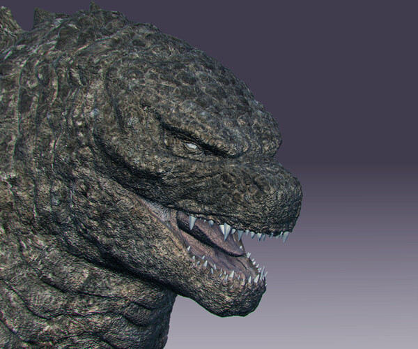 ArtStation - Godzilla High poly model | Game Assets