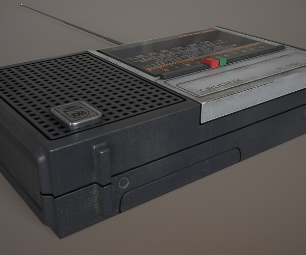 ArtStation - Retro Radio | Game Assets