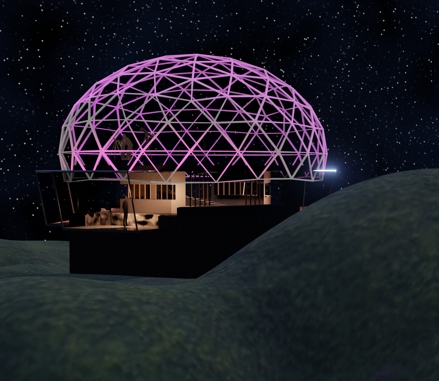 ArtStation - OBSERVATORY, MOON, SPACE, ASTRONOMY | Resources