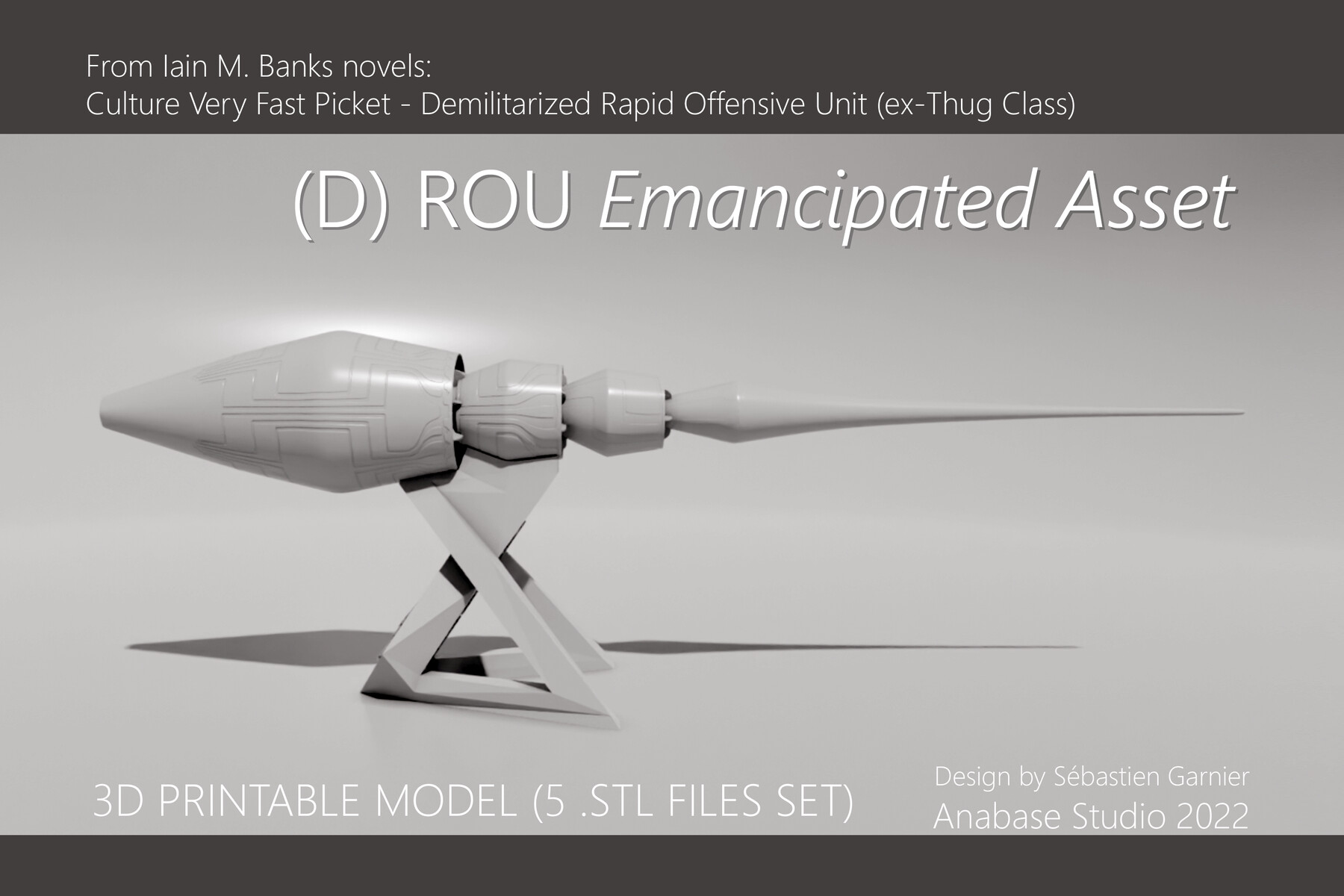 ArtStation - The Culture 3D print series #3: Very Fast Picket | Resources