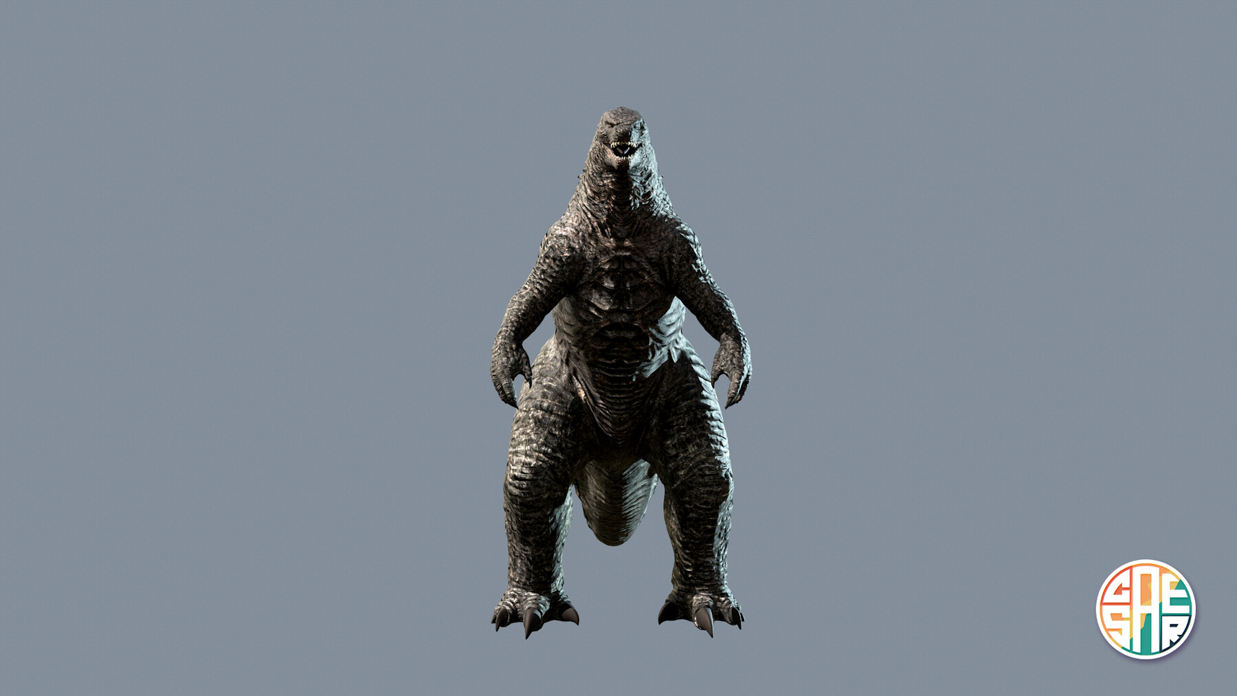 ArtStation - Godzilla Low poly model v2.0 | Game Assets