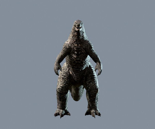 ArtStation - Godzilla Low poly model v2.0 | Game Assets