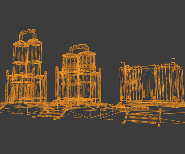 ArtStation - OIL STORAGE TANKER GAME READY | Game Assets