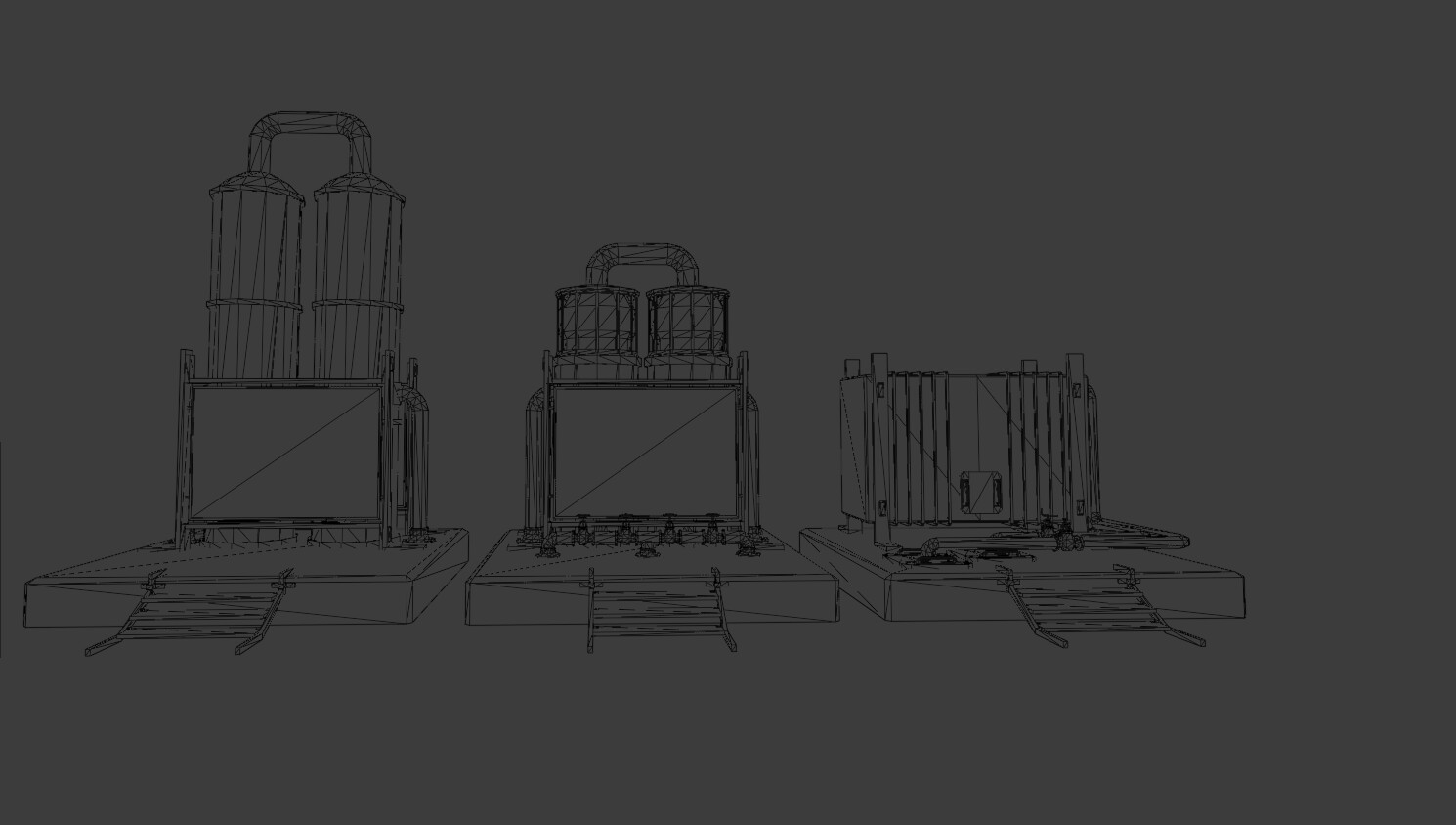 ArtStation - OIL STORAGE TANKER GAME READY | Game Assets