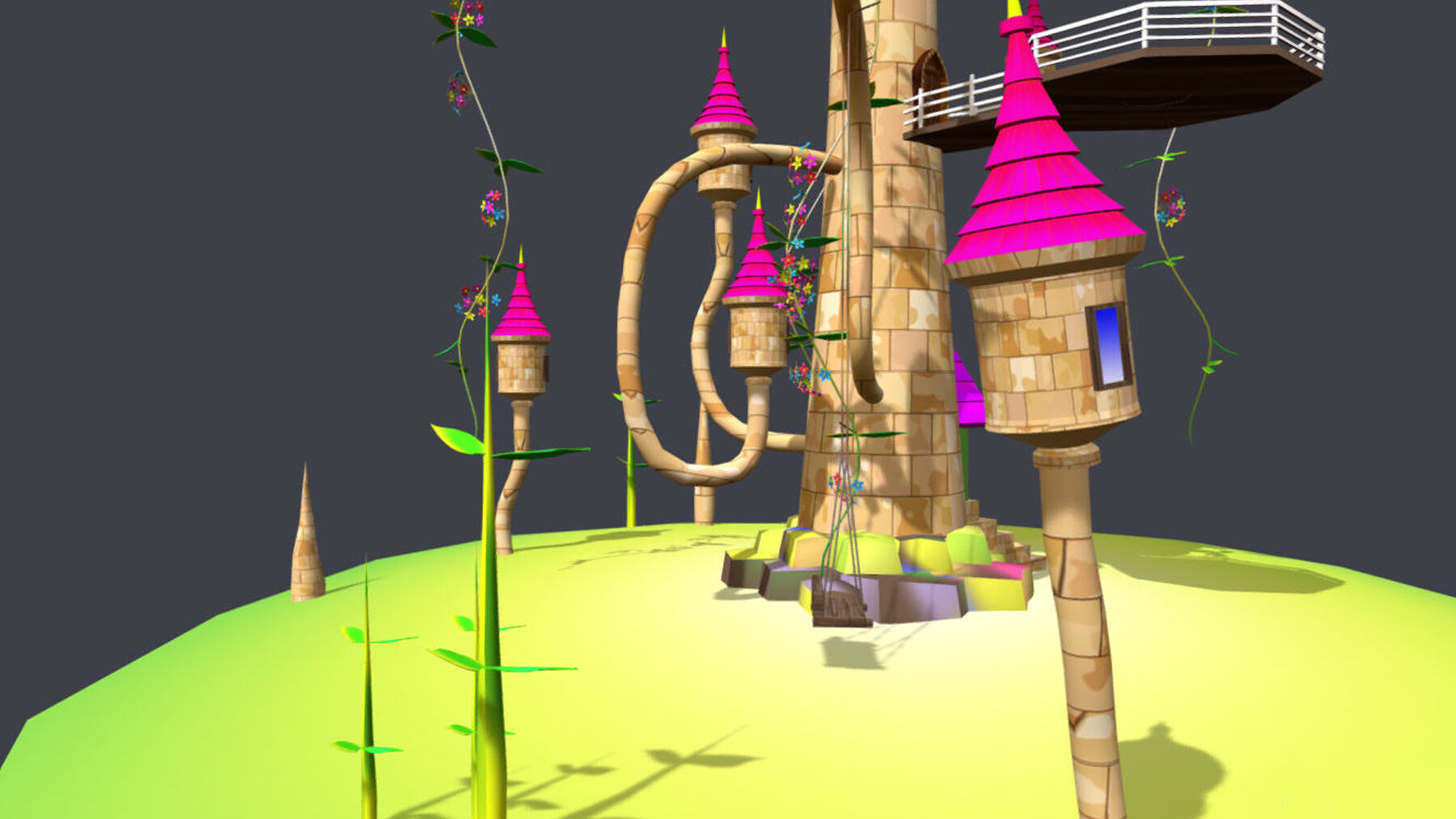 ArtStation - 3D cartoon fantasy house10 | Game Assets