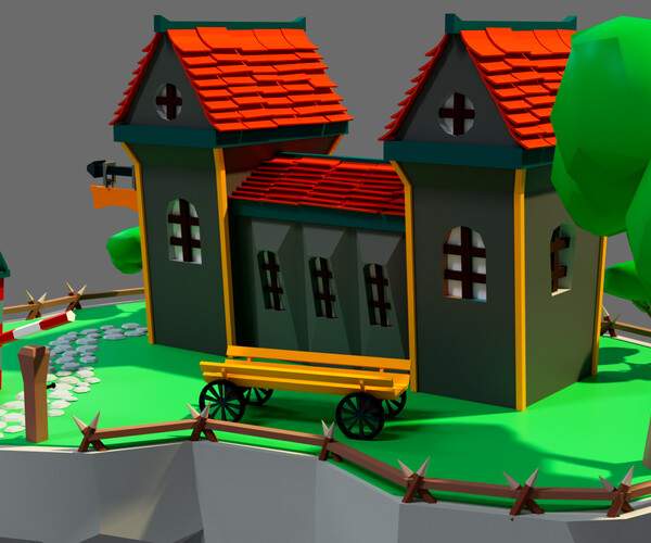 ArtStation - island 4 | Game Assets