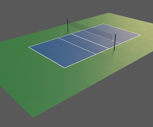 ArtStation - PBR Volleyball Court Floor and Net | Game Assets