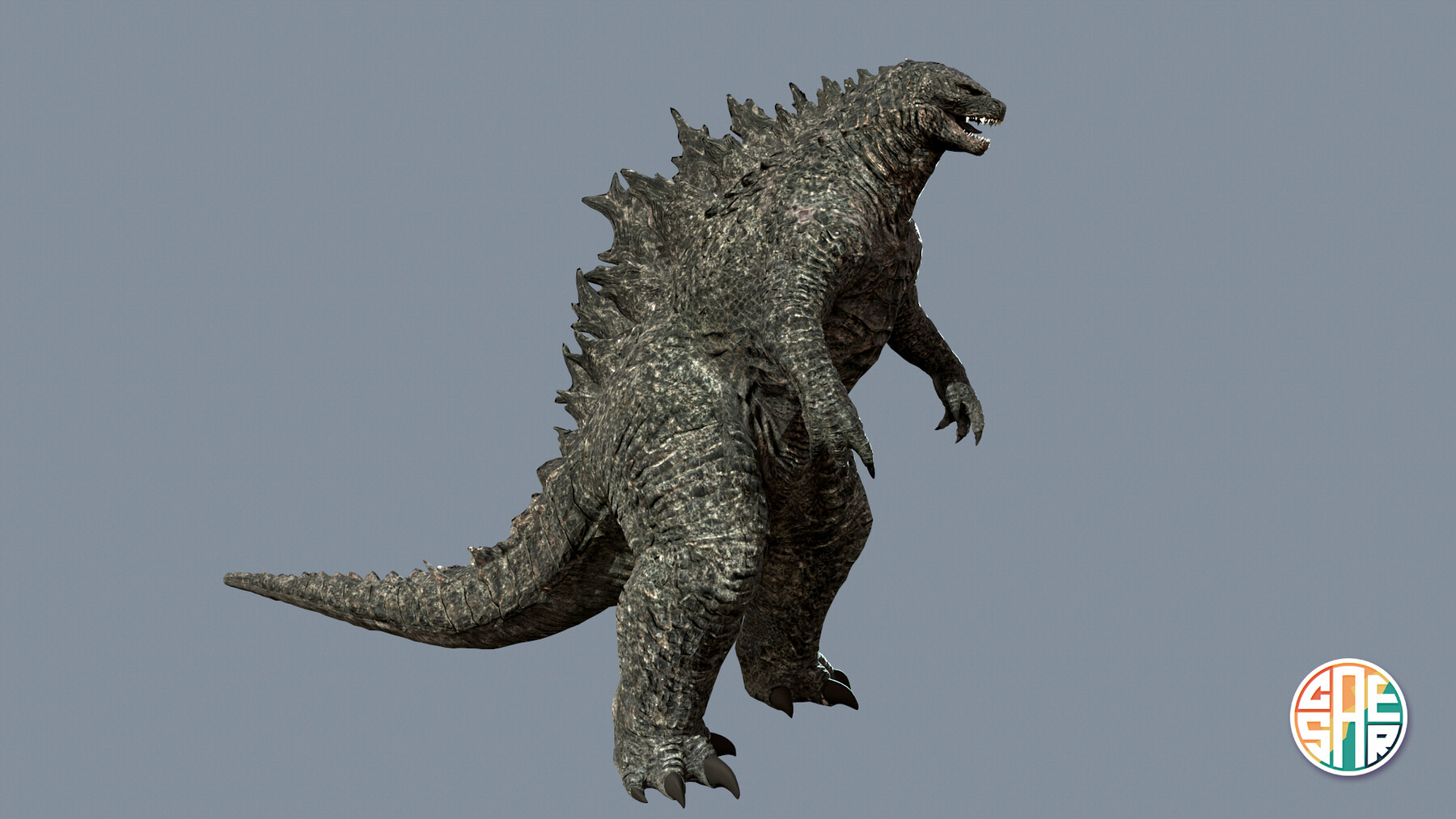 ArtStation - Godzilla low poly model v1.0 | Game Assets
