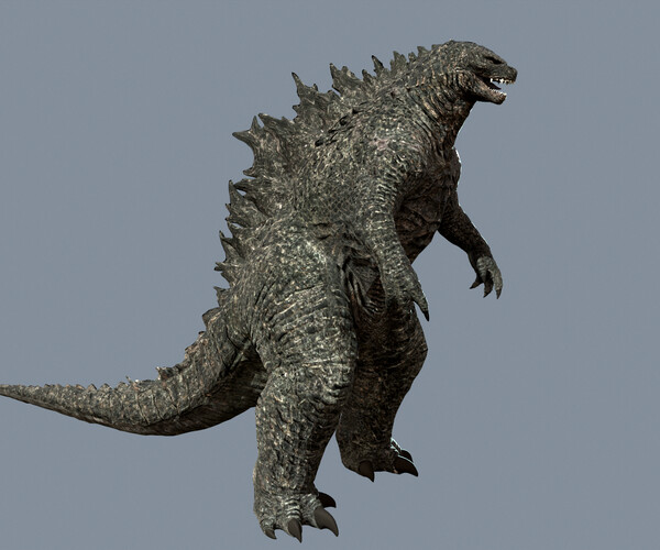 ArtStation - Godzilla low poly model v1.0 | Game Assets