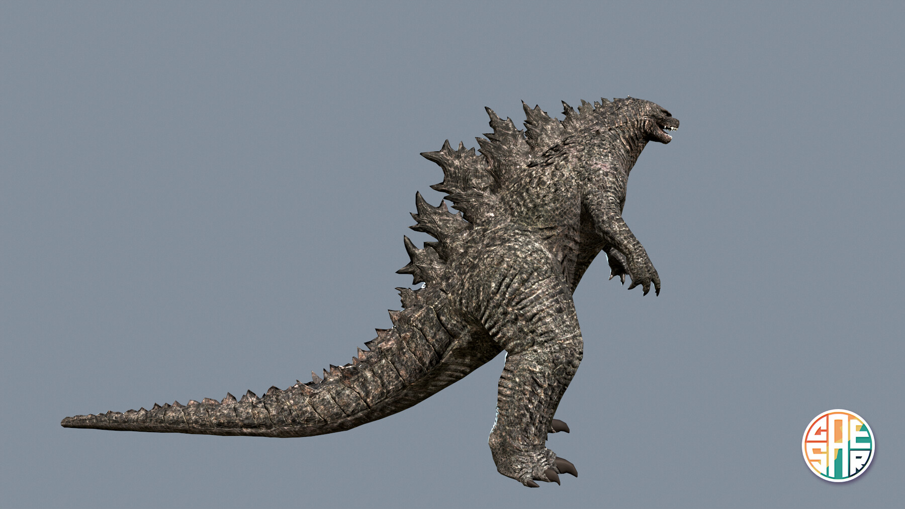 ArtStation - Godzilla low poly model v1.0 | Game Assets