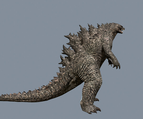 ArtStation - Godzilla low poly model v1.0 | Game Assets