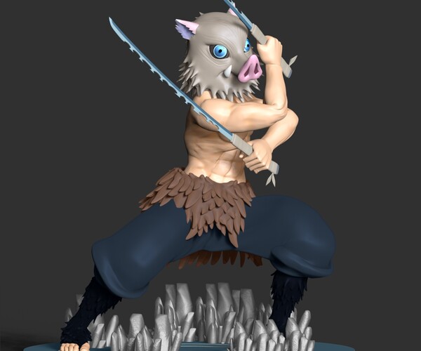 ArtStation - Inosuke Hashibira - Demon Slayer | Resources