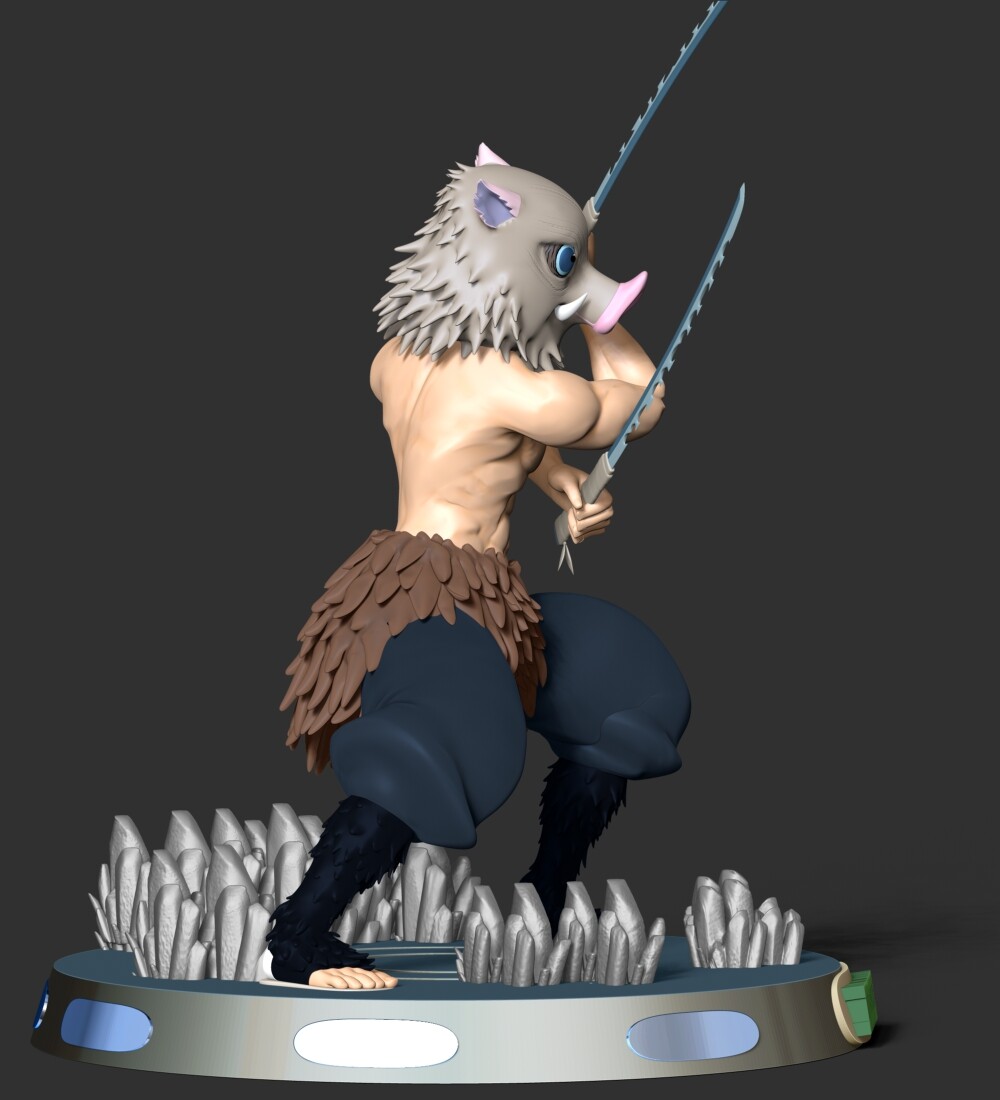 ArtStation - Inosuke Hashibira - Demon Slayer | Resources