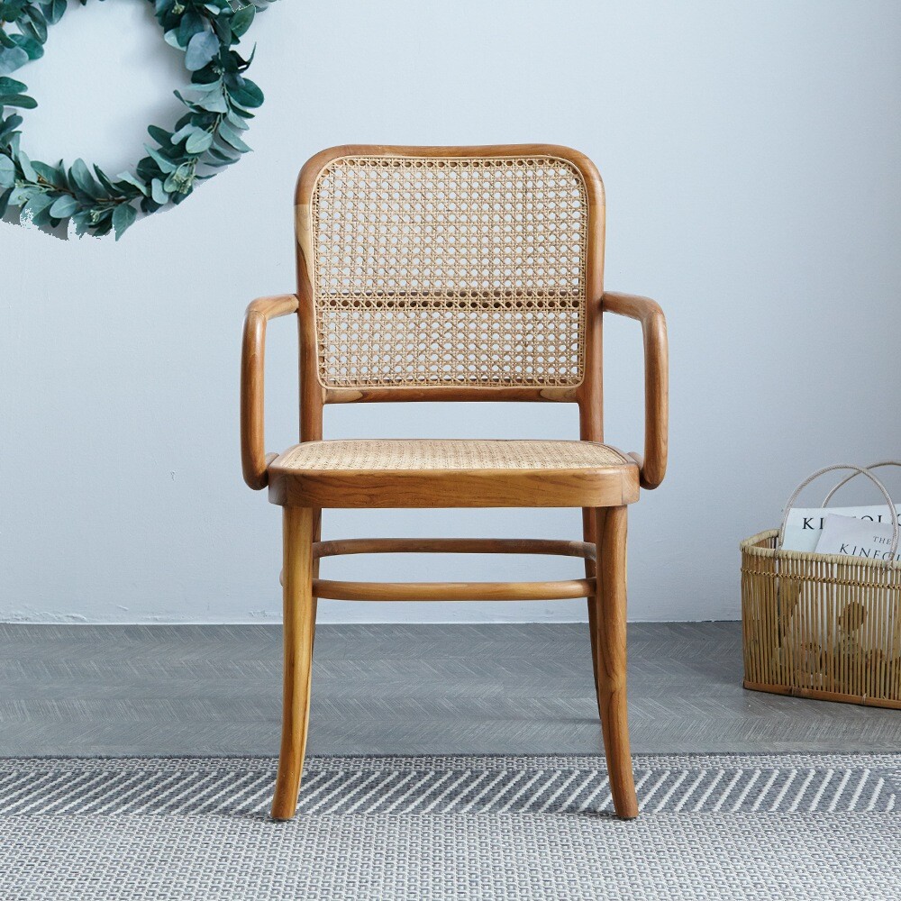 ArtStation - Lungo Natural Ratan Solid Wood Armchair | Resources