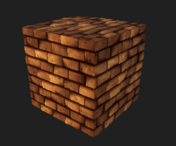 ArtStation - Stylized Brick Material | Resources