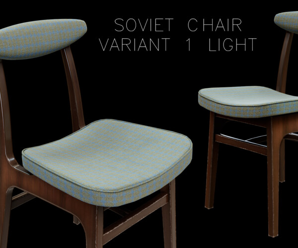 ArtStation - Soviet Chair Variant 1 Light | Game Assets