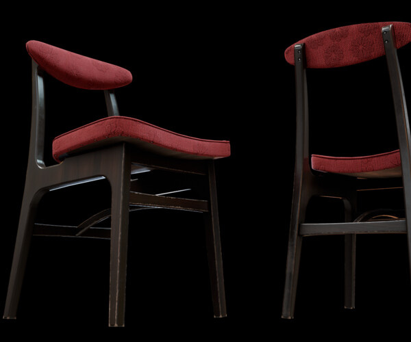 ArtStation - Soviet Chair Variant 1 Dark | Game Assets