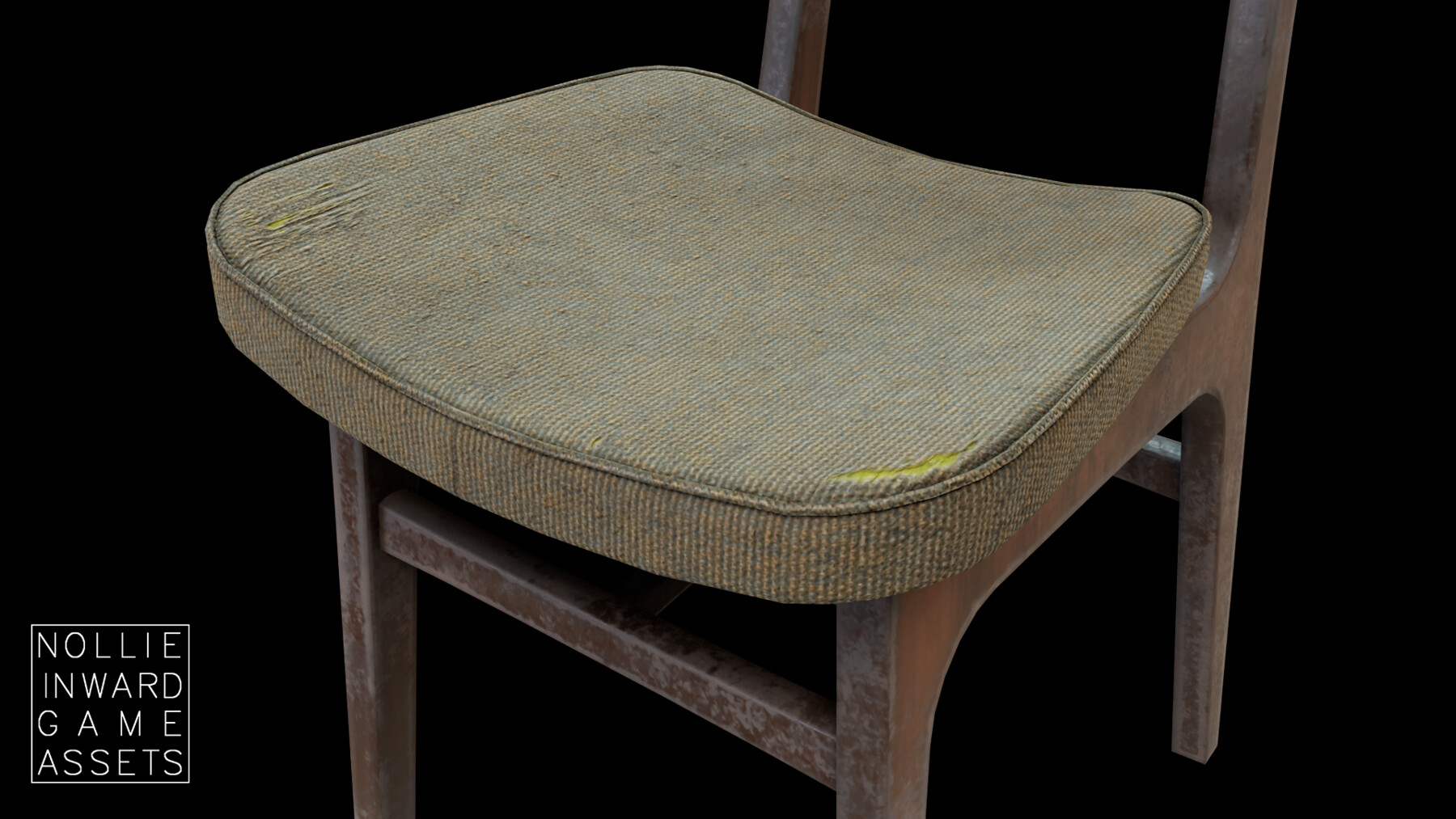 ArtStation - Soviet Chair Variant 1 Damaged | Game Assets