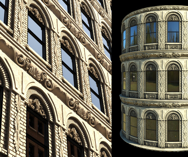 ArtStation - Facade and building PBR material bundle (SBSAR + 4k ...