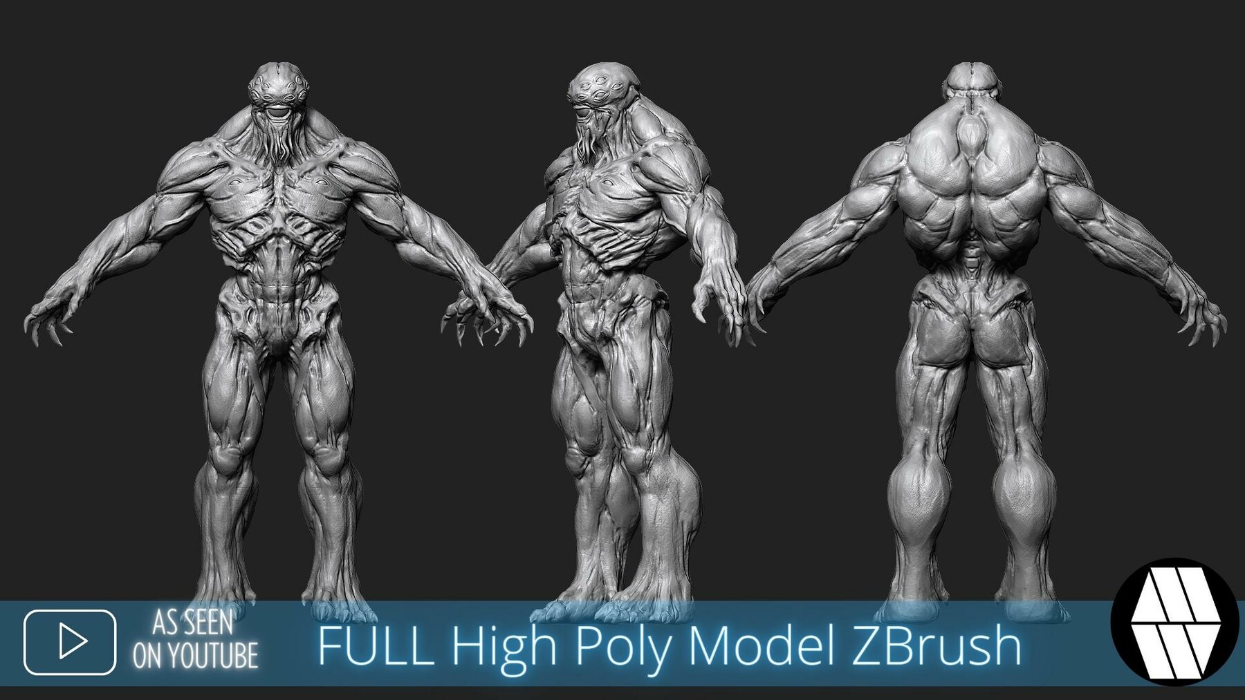 ArtStation - ZBrush Model: Beholder High Poly ZTL & FBX | Resources