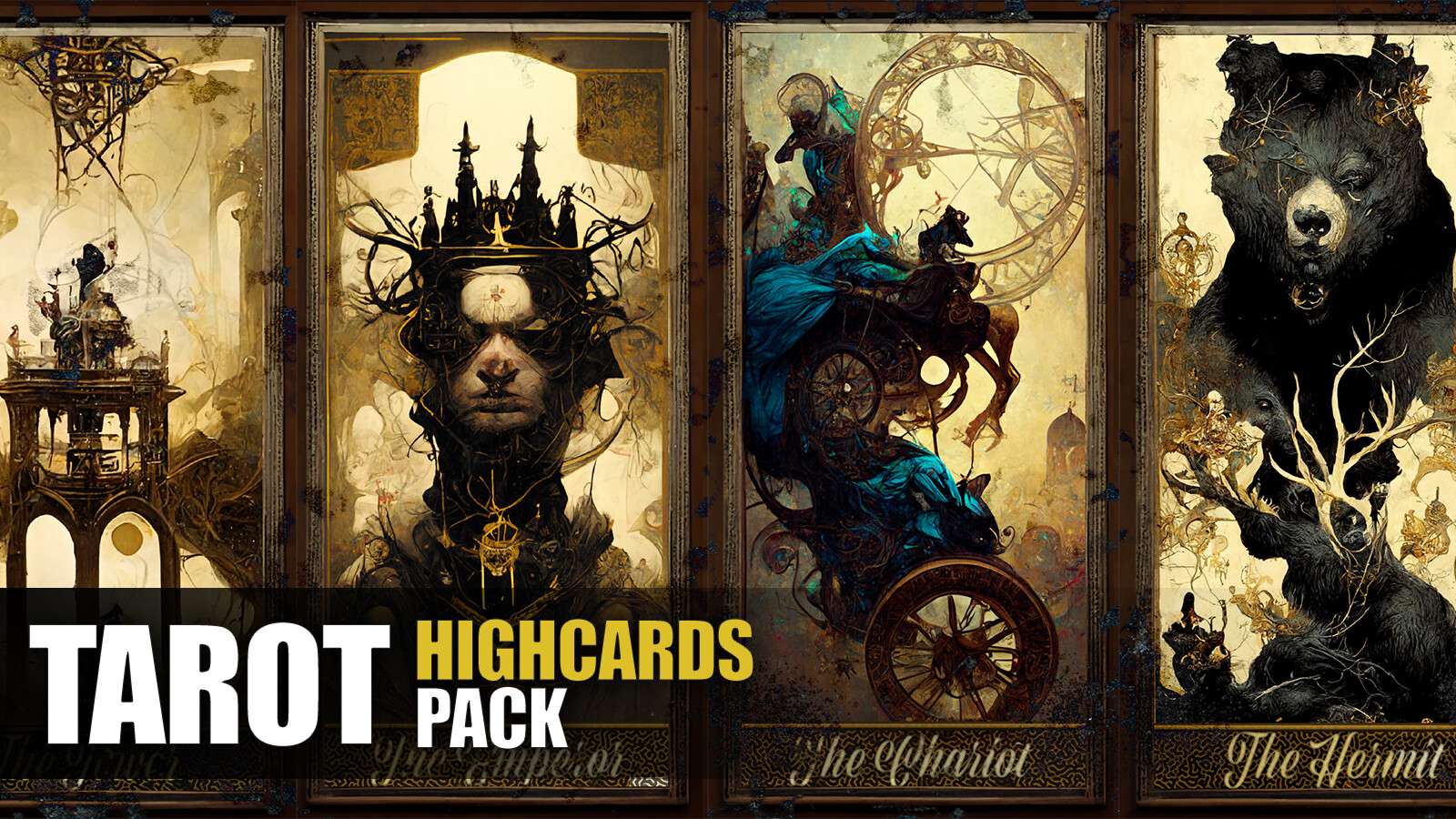 ArtStation - Tarot High Cards Pack | Artworks