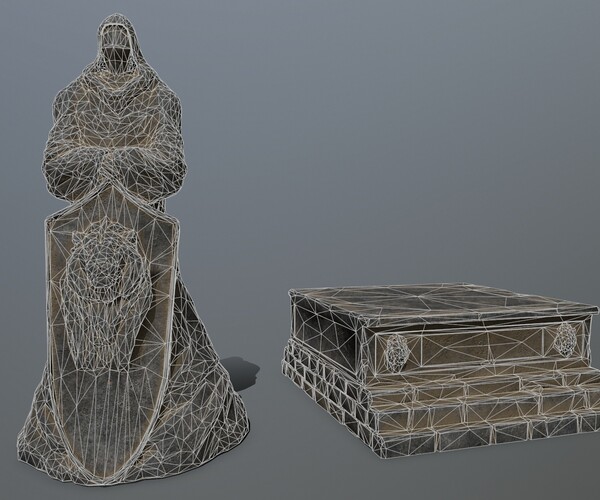 ArtStation - statue 3 | Game Assets