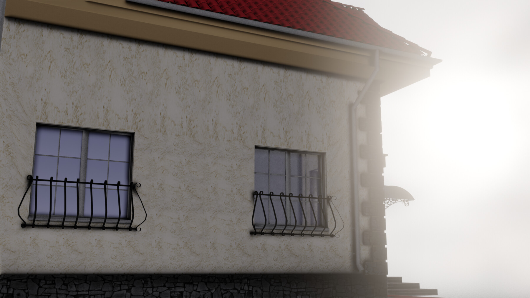 ArtStation - COTTAGE HOUSE WITH INTERIOR GAME READY | Game Assets