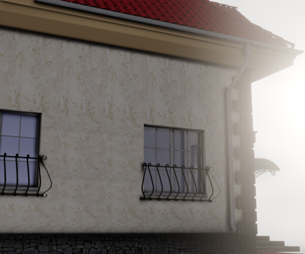 ArtStation - COTTAGE HOUSE WITH INTERIOR GAME READY | Game Assets