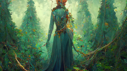 ArtStation - forest maiden | Artworks