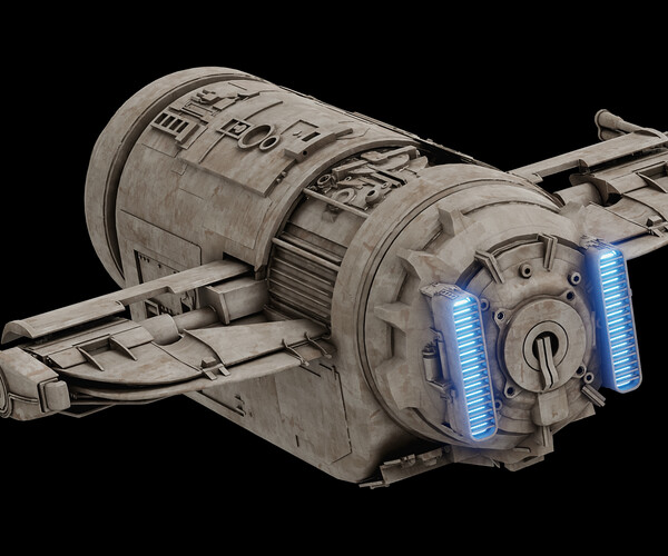 ArtStation - Rebel attack shuttle "Cargowisp" - Star Wars | Resources