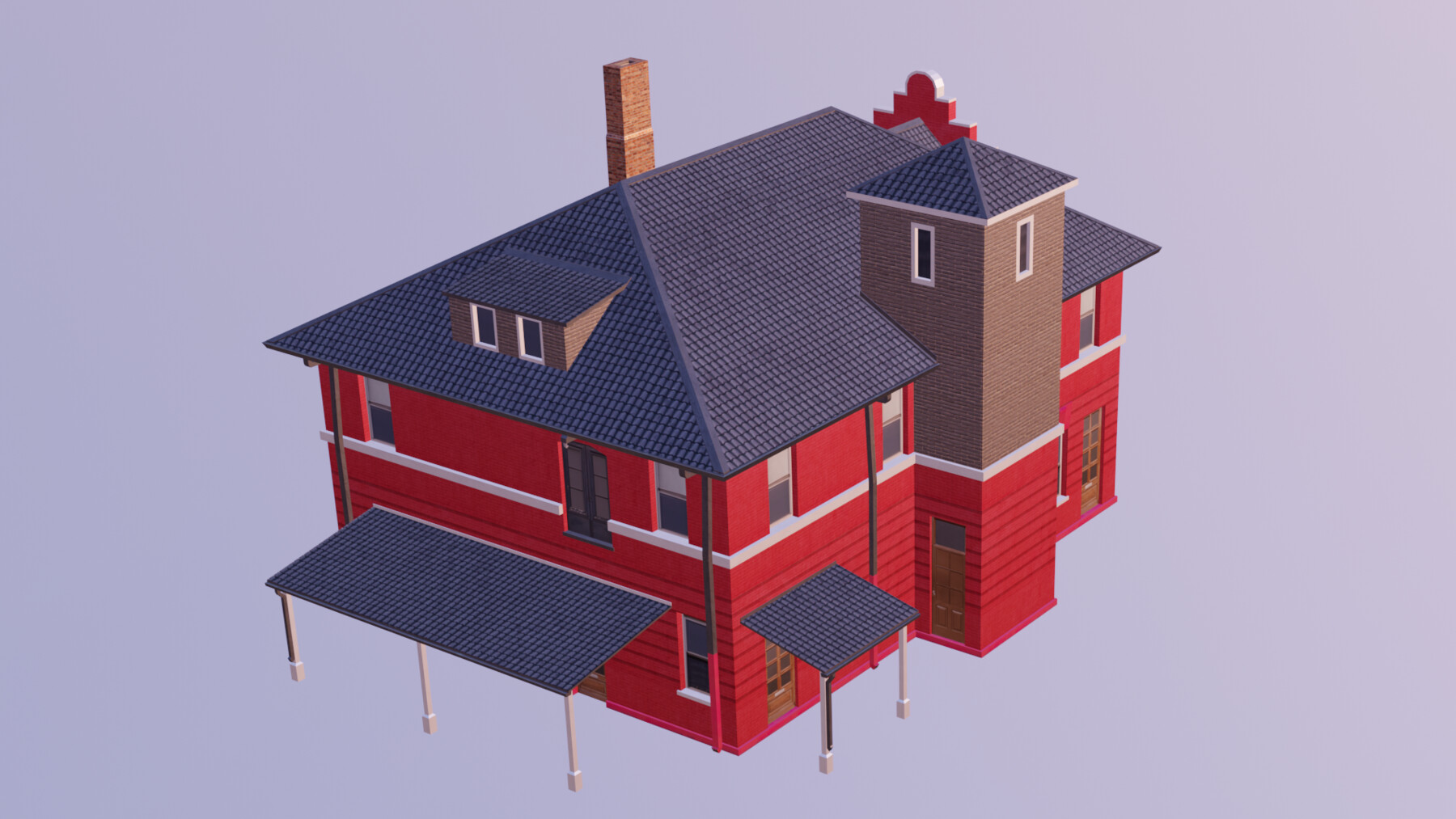 ArtStation - BUILDING GAME READY LOW POLY | Game Assets