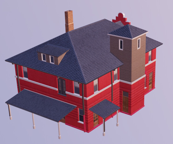 ArtStation - BUILDING GAME READY LOW POLY | Game Assets