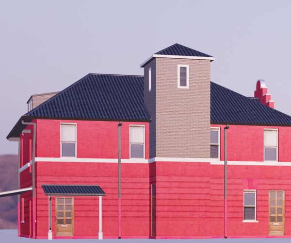 ArtStation - BUILDING GAME READY LOW POLY | Game Assets