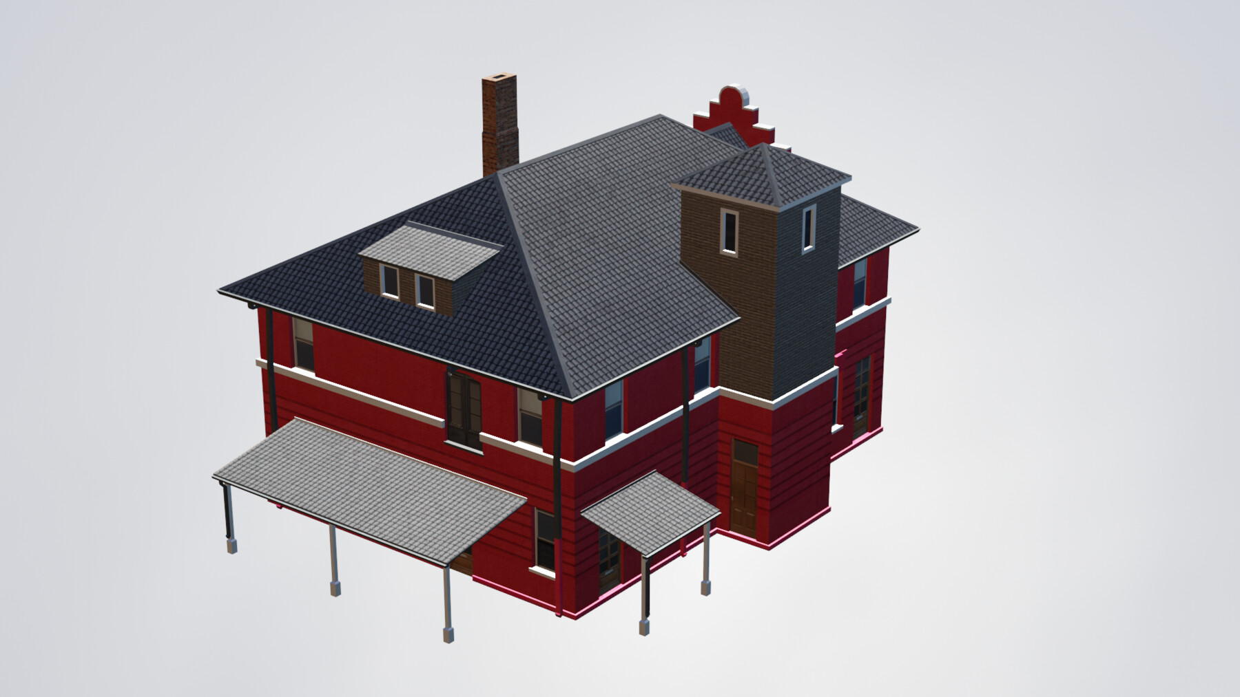 ArtStation - BUILDING GAME READY LOW POLY | Game Assets