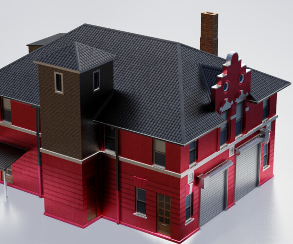 ArtStation - BUILDING GAME READY LOW POLY | Game Assets