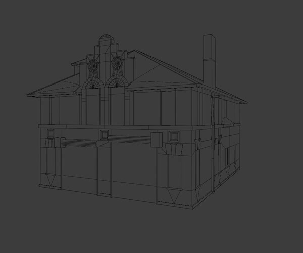 ArtStation - BUILDING GAME READY LOW POLY | Game Assets