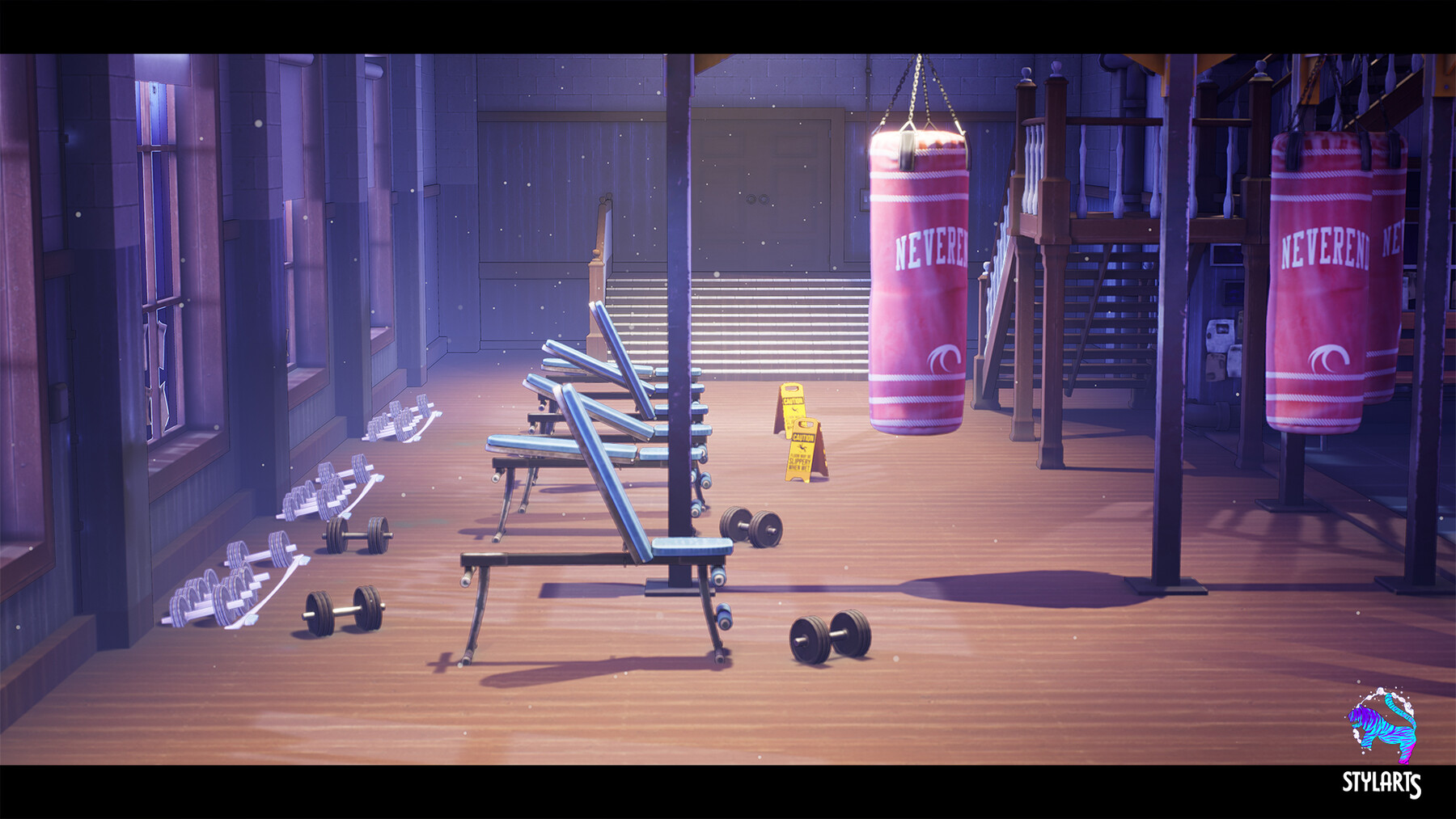 ArtStation - Stylized Boxing Club | Game Assets
