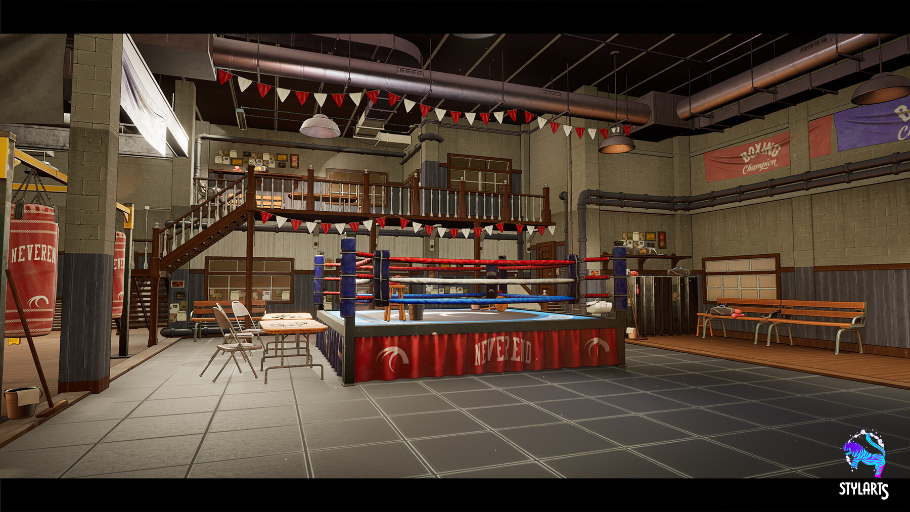 ArtStation - Stylized Boxing Club | Game Assets