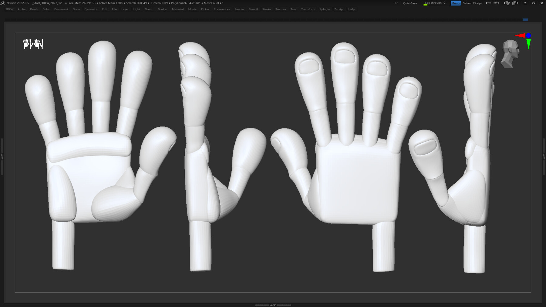 ArtStation - Cartoony Hand Blockout Tutorial | Tutorials