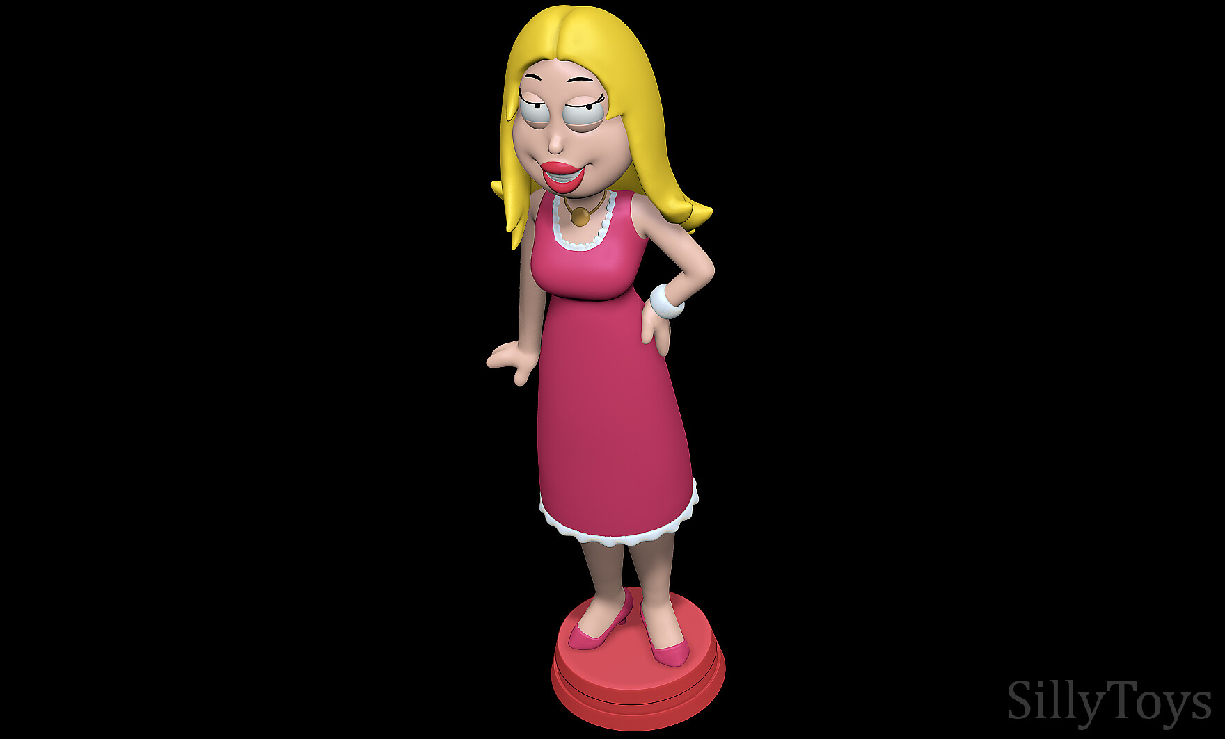Sillytoys Francine Smith American Dad 3d Print Model 