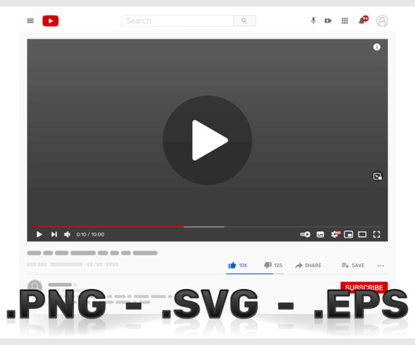 ArtStation - Video Website Interface Vector Design | Artworks