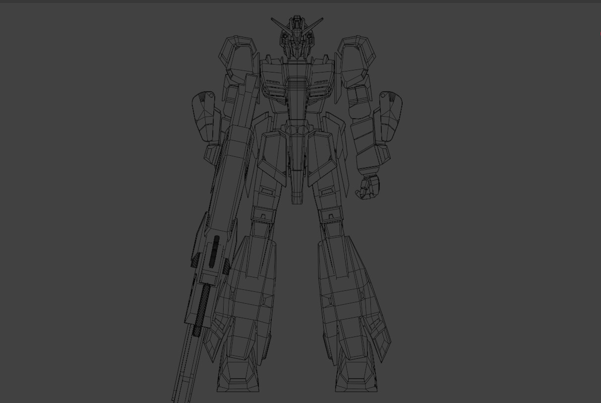ArtStation - Gundam Zeta 3D Mode | Game Assets