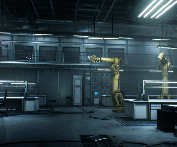 ArtStation - Sci-Fi Laboratory Environment | Game Assets