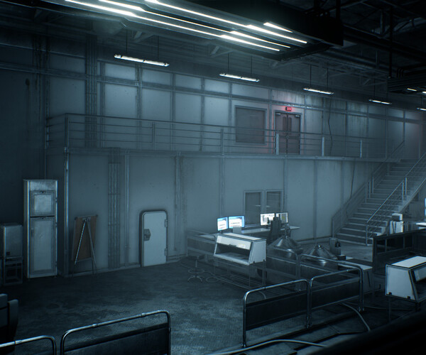 ArtStation - Sci-Fi Laboratory Environment | Game Assets