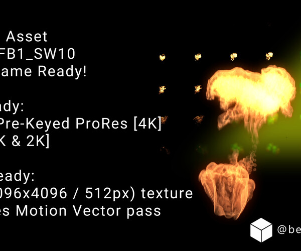 ArtStation - BHVFX_FB1_SW10 - Small Wisp 10 VFX Asset | Game Assets